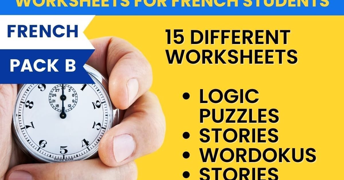 The Comprehensible Classroom | Fast Finishers Activities | Pack B