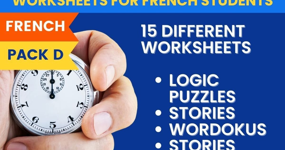 The Comprehensible Classroom | Fast Finishers Activities | Pack D