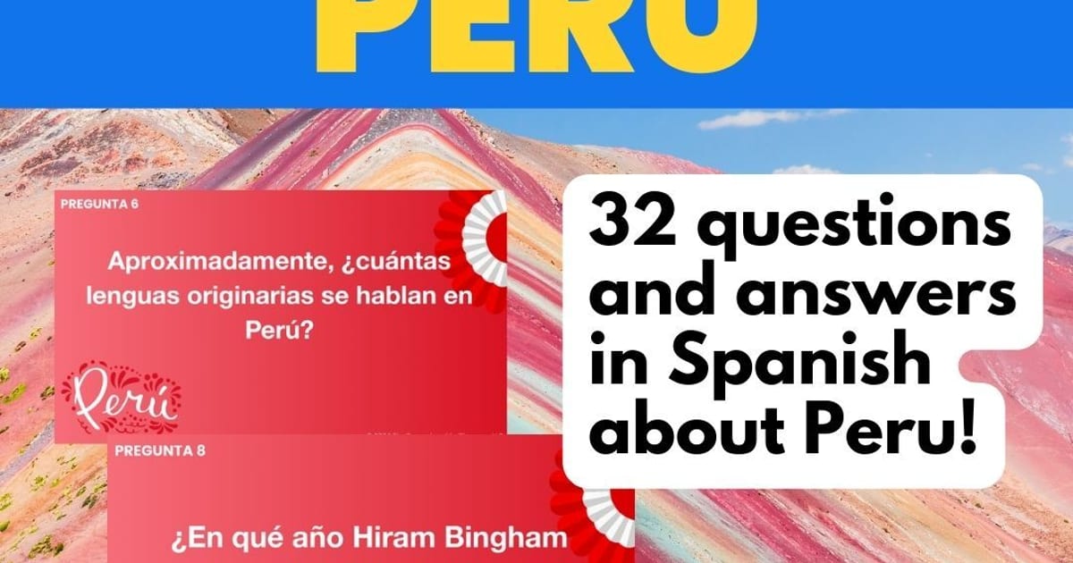 The Comprehensible Classroom | El que sabe, sabe game | Perú
