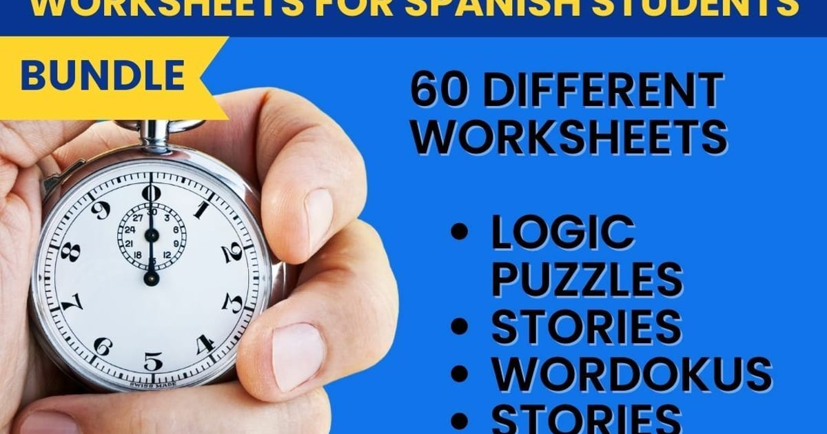 The Comprehensible Classroom | Fast Finishers | Bundle | Spanish