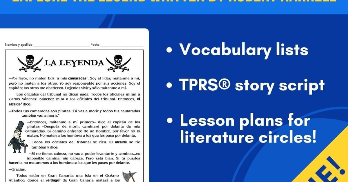 The Comprehensible Classroom | La leyenda by Robert Harrell | Reading…