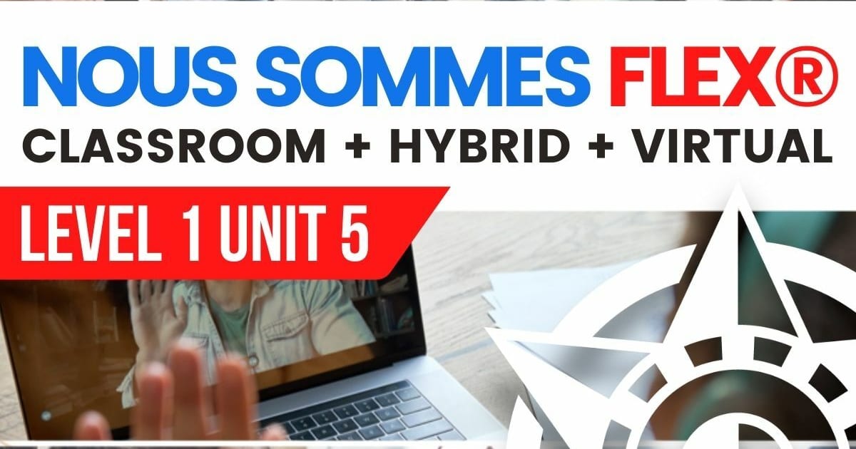 The Comprehensible Classroom | Nous sommes 1 Unit 5 FLEX