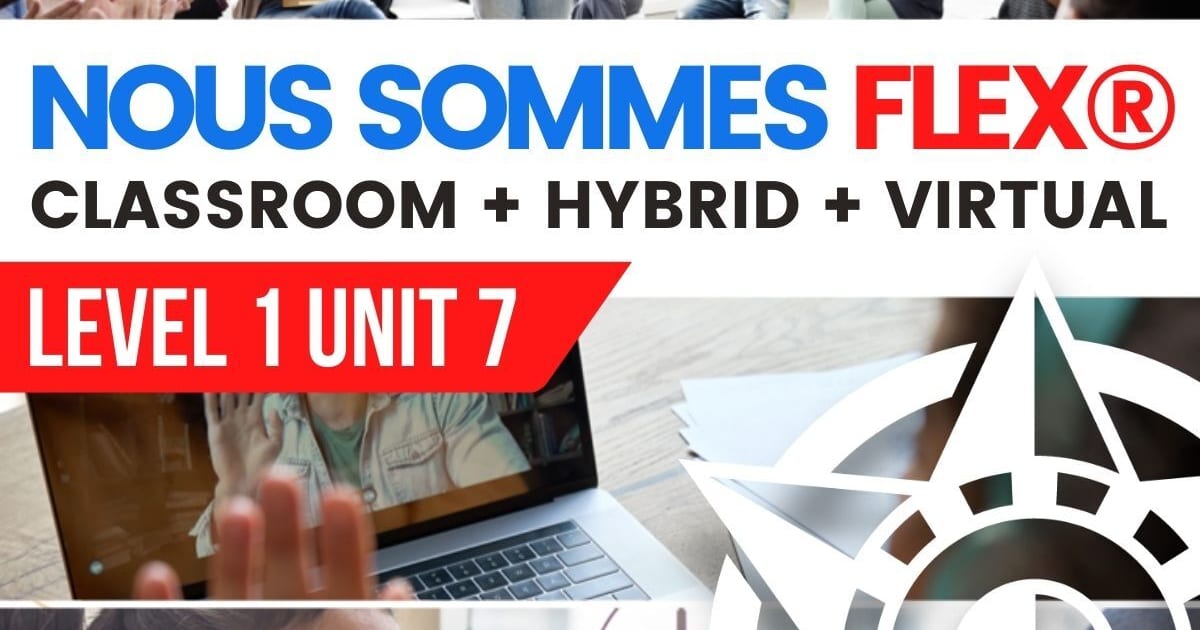 The Comprehensible Classroom | Nous sommes 1 Unit 7 FLEX