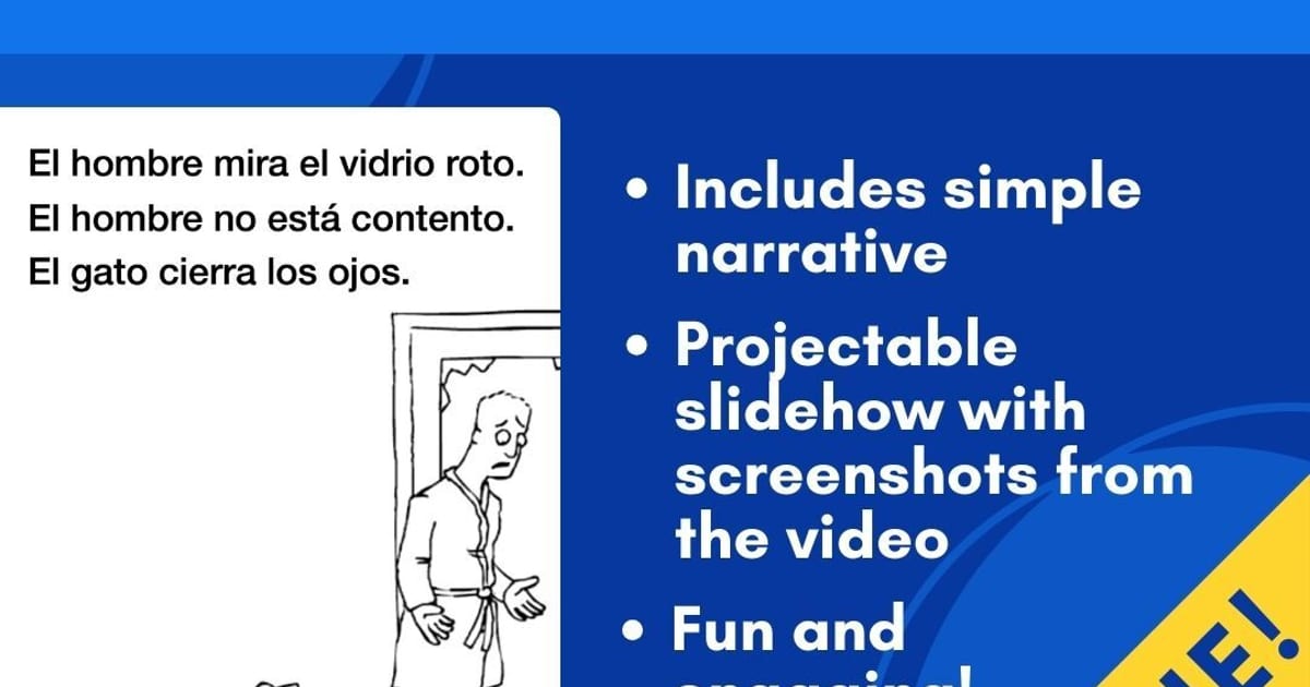 The Comprehensible Classroom | "Let Me In" Simon's Cat MovieTalk