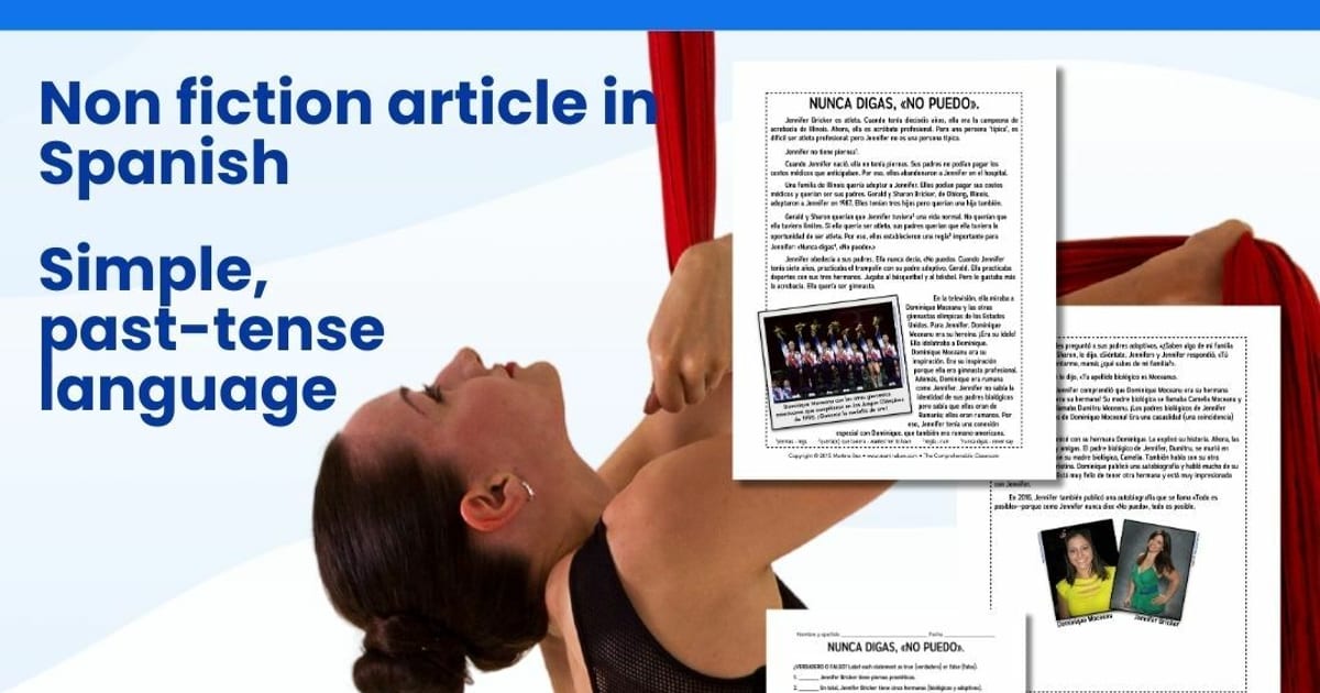 The Comprehensible Classroom | Todo es posible: Jennifer Bricker