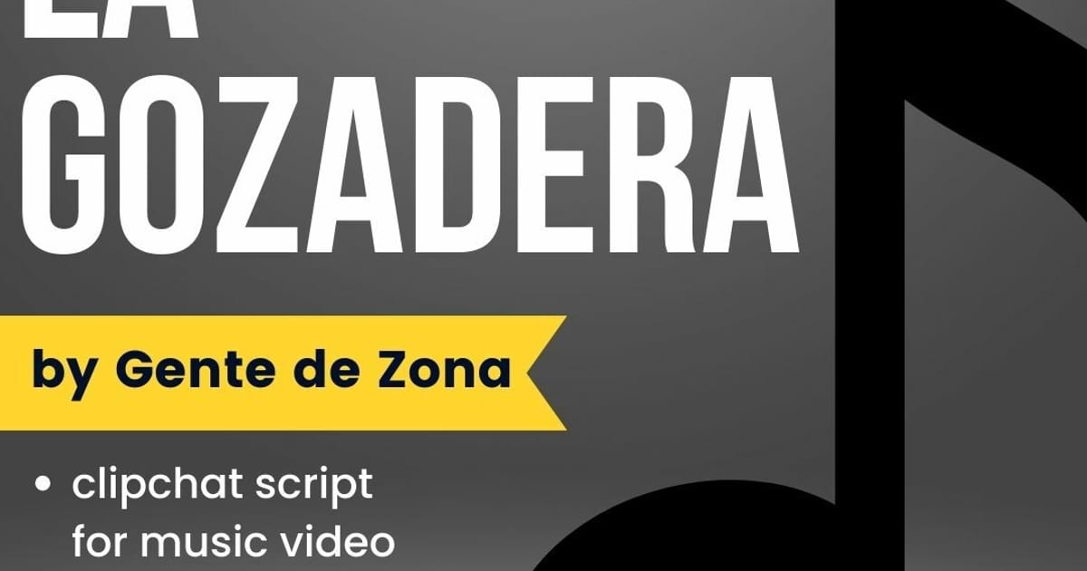 The Comprehensible Classroom | La Gozadera by Gente de Zona ft. Marc…