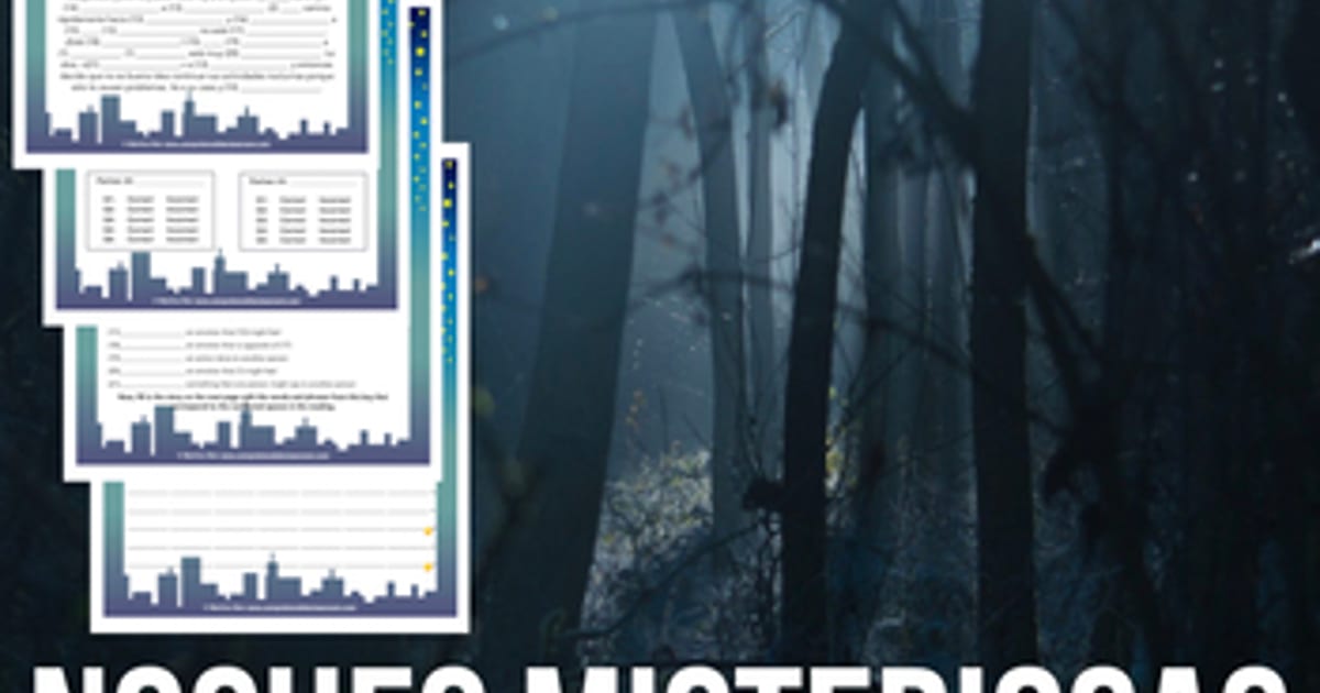 The Comprehensible Classroom | Noches Misteriosas | Sub Plans