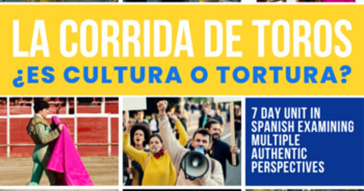 The Comprehensible Classroom | La corrida de toros