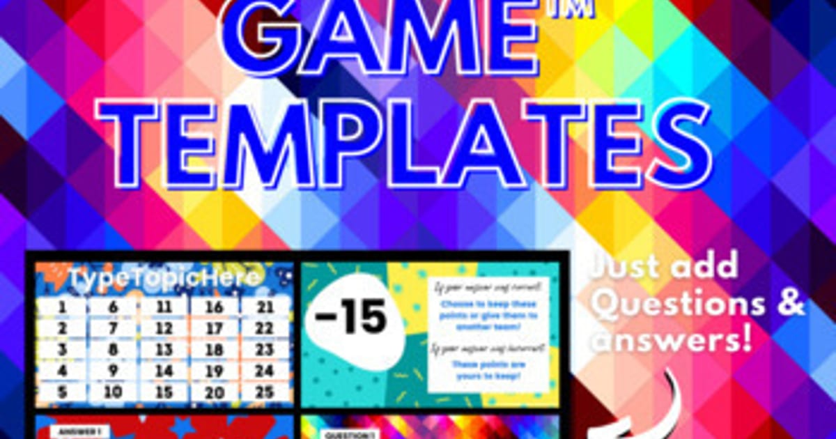 The Comprehensible Classroom | The Unfair Game® | Editable TEMPLATE… The Comprehensible Classroom | The Unfair Game® | Editable TEMPLATE…