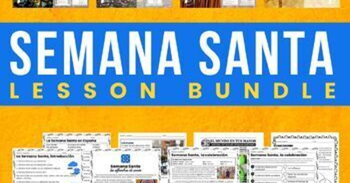 The Comprehensible Classroom | Semana Santa BUNDLE