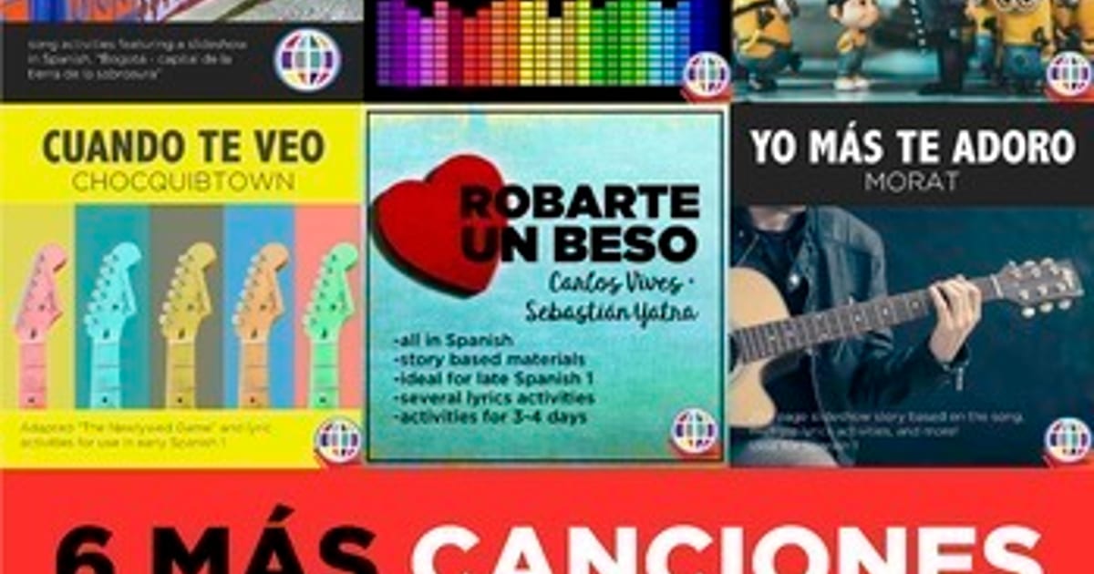 The Comprehensible Classroom | Canciones contagiosas | Pack 2