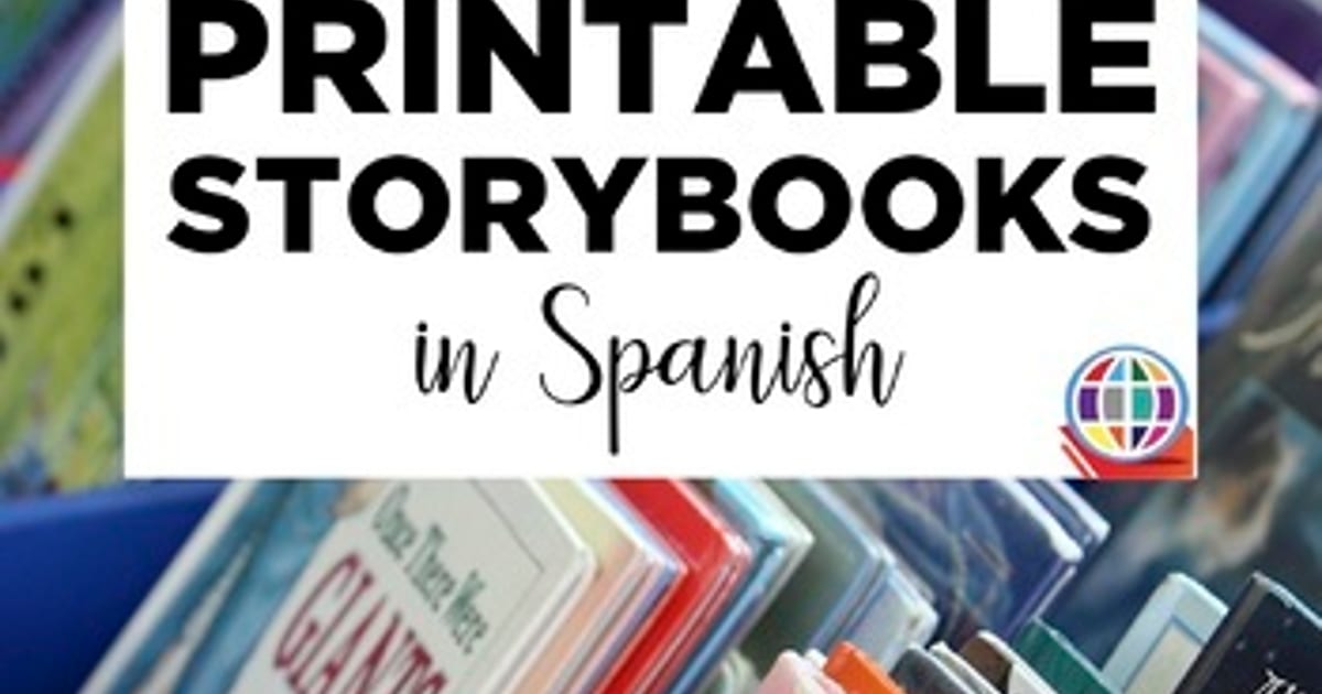 The Comprehensible Classroom | Printable storybooks in SPANISH for…