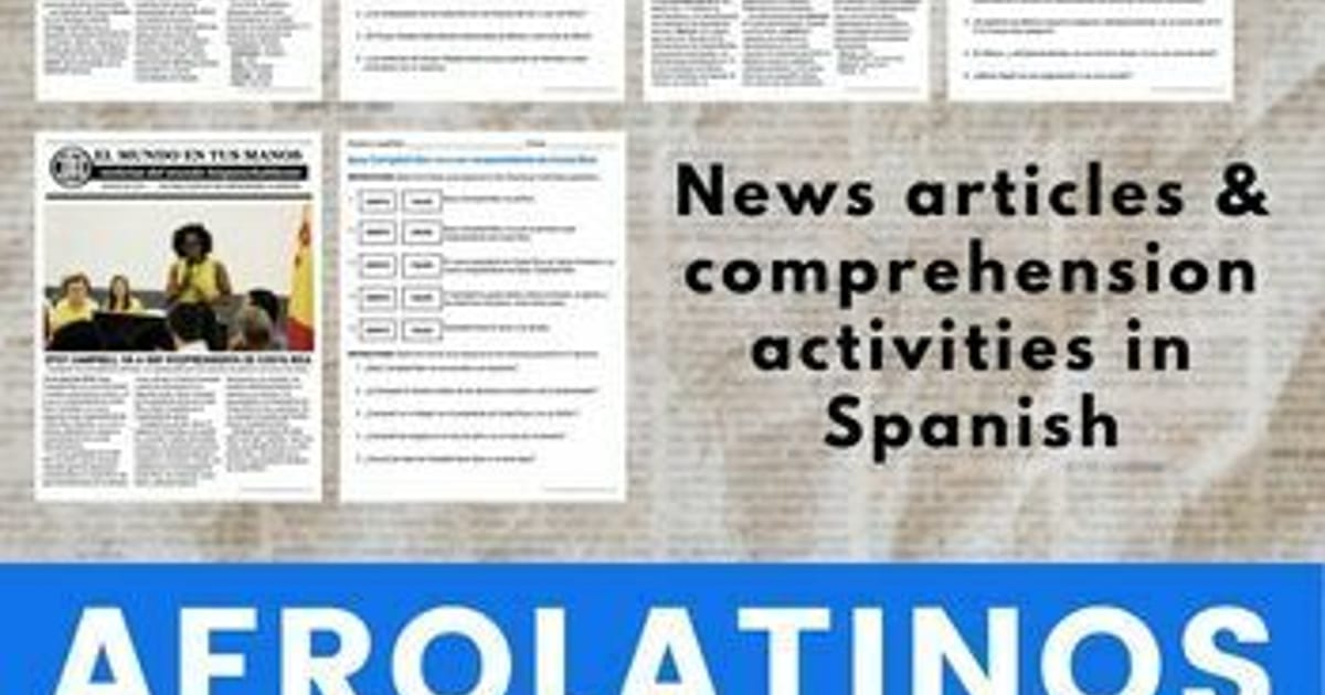 The Comprehensible Classroom | Afrolatinos en las noticias