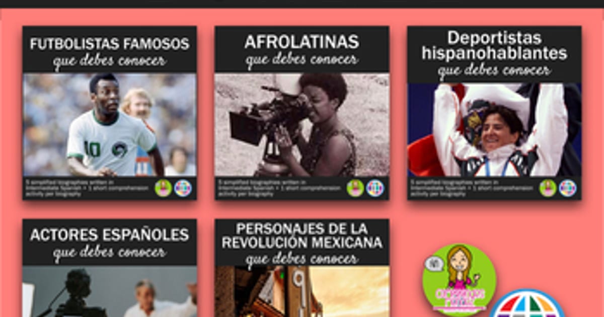 The Comprehensible Classroom | 26 biographies BUNDLE