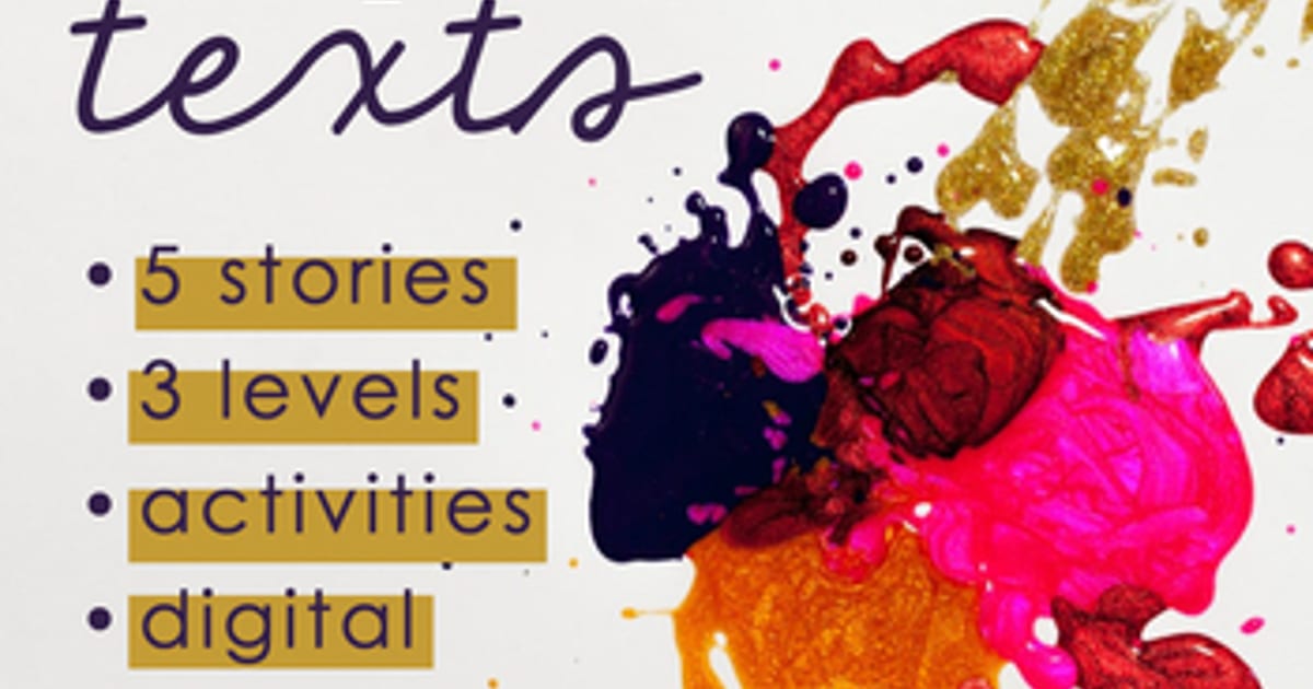 The Comprehensible Classroom | Flex Texts Set 1