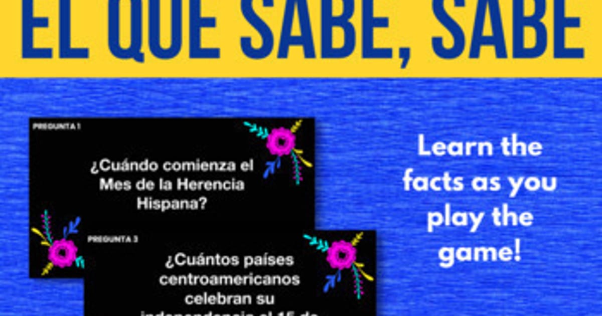 The Comprehensible Classroom | El que sabe, sabe | El mes de la…
