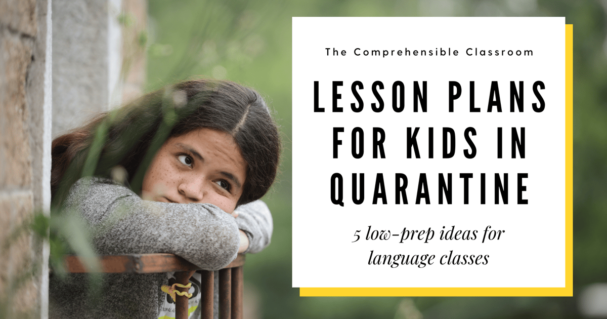 The Comprehensible Classroom | 5 language class ideas for kids on…