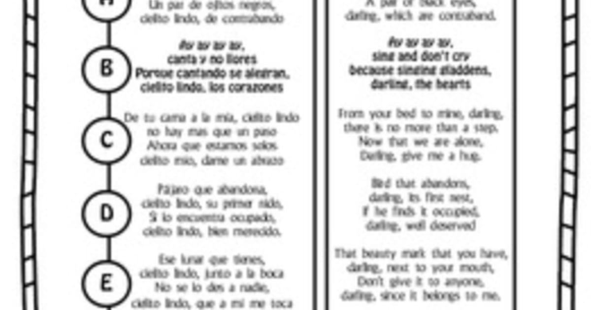 The Comprehensible Classroom | Cielito Lindo