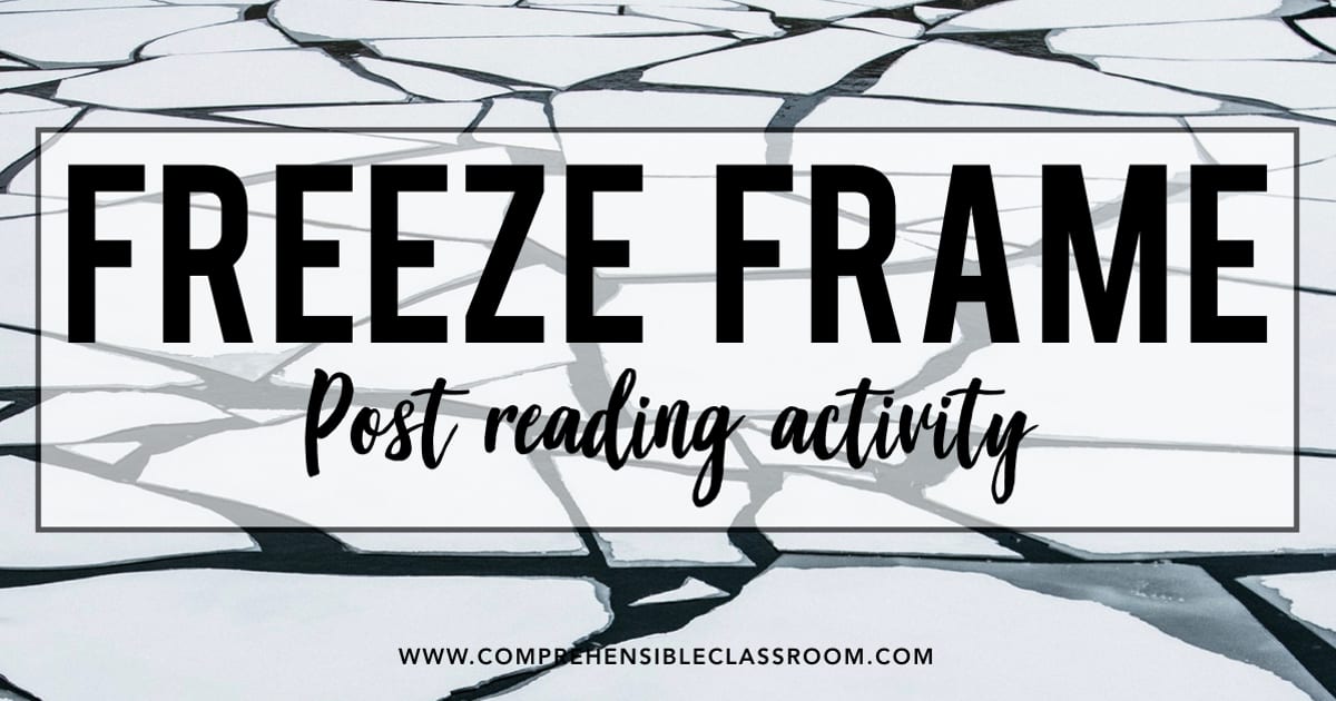 The Comprehensible Classroom | Freeze Frame