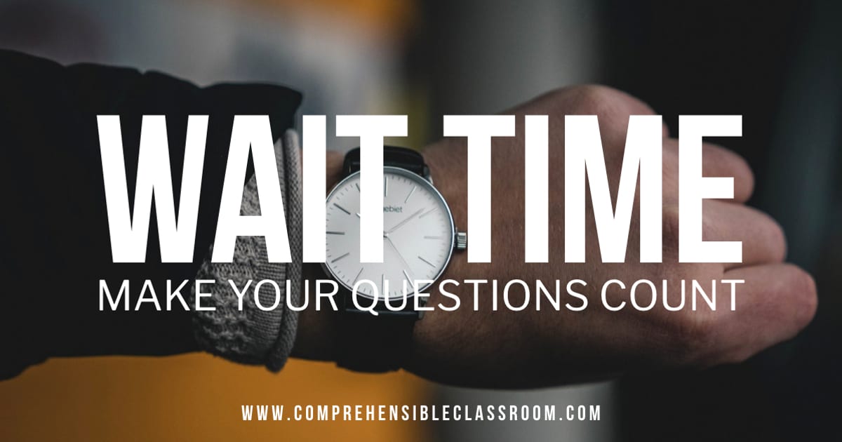 The Comprehensible Classroom | Questioning Pattern
