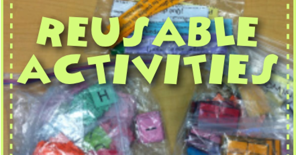 The Comprehensible Classroom | Reusable Activities