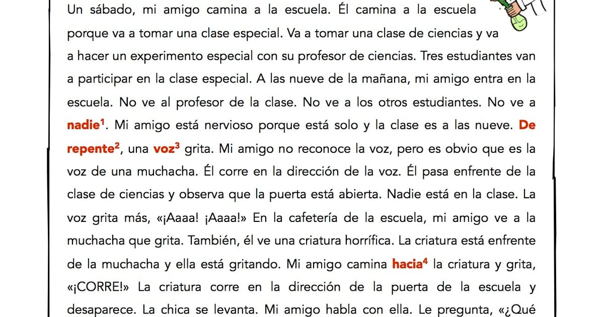 The Comprehensible Classroom | Teaching other verb forms - a reading…