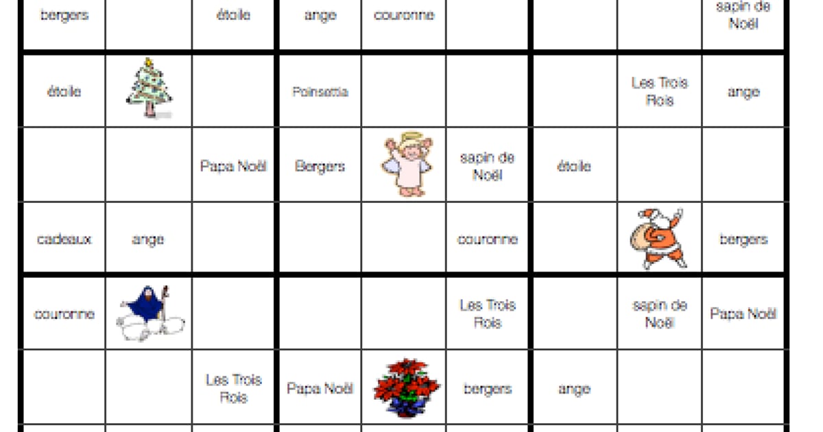 The Comprehensible Classroom | Wordoku de Noël