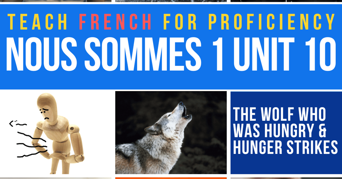 The Comprehensible Classroom | Nous sommes 1 Unit 10
